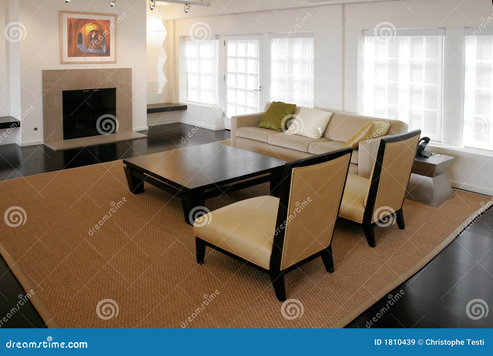 Sala de estar lujosa imagen de archivo. Imagen de butaca - 1810439