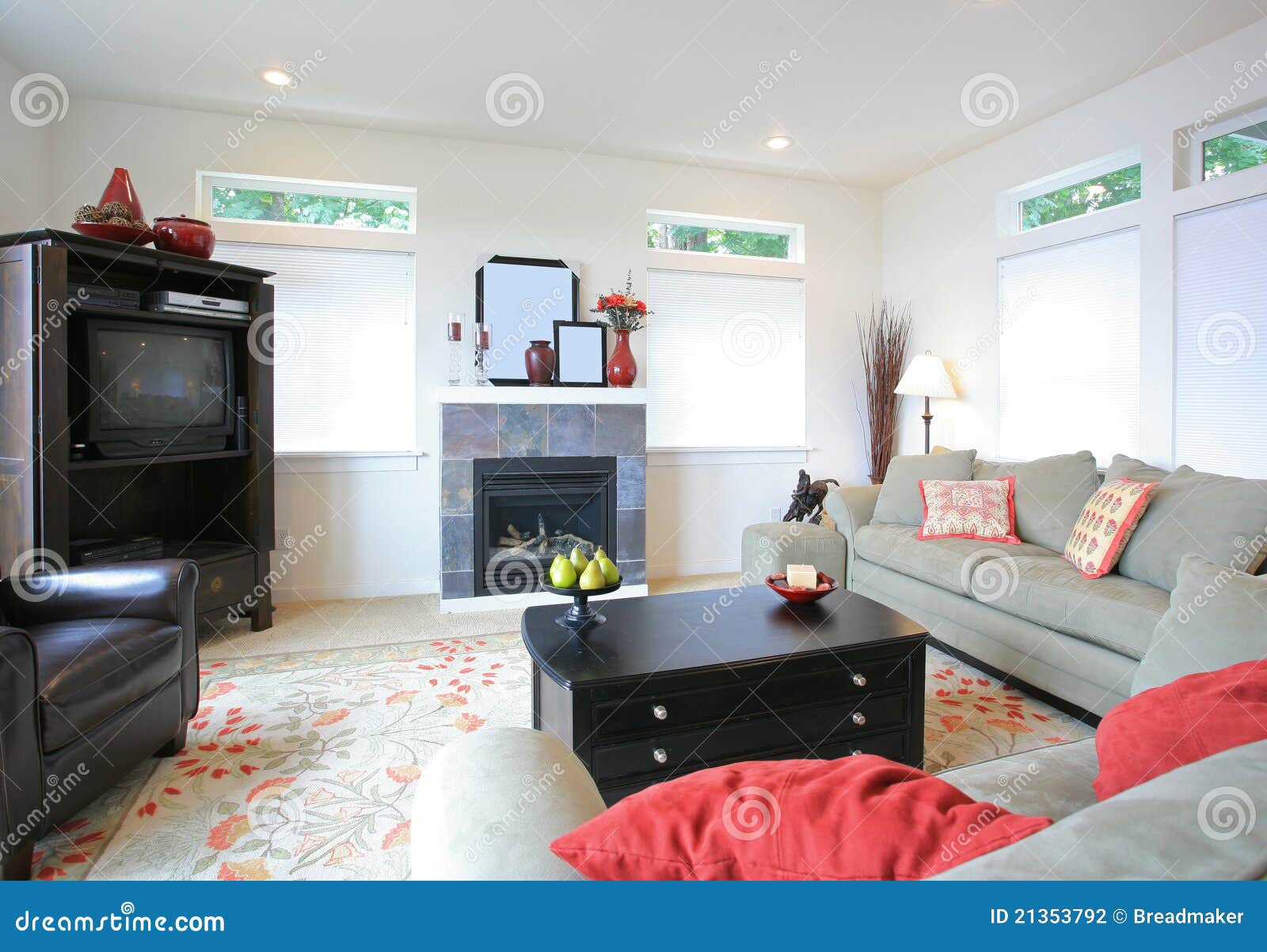 Sala de estar lujosa foto de archivo. Imagen de café - 21353792