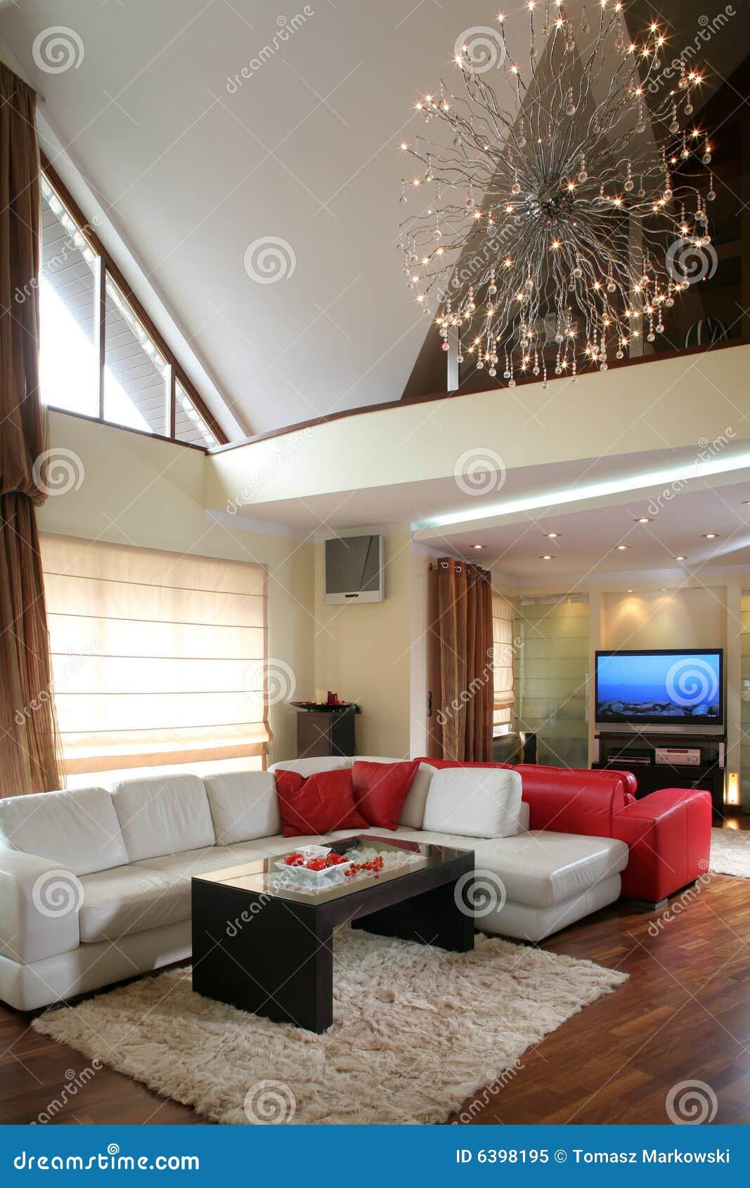 Sala de estar lujosa imagen de archivo. Imagen de vivienda - 6398195