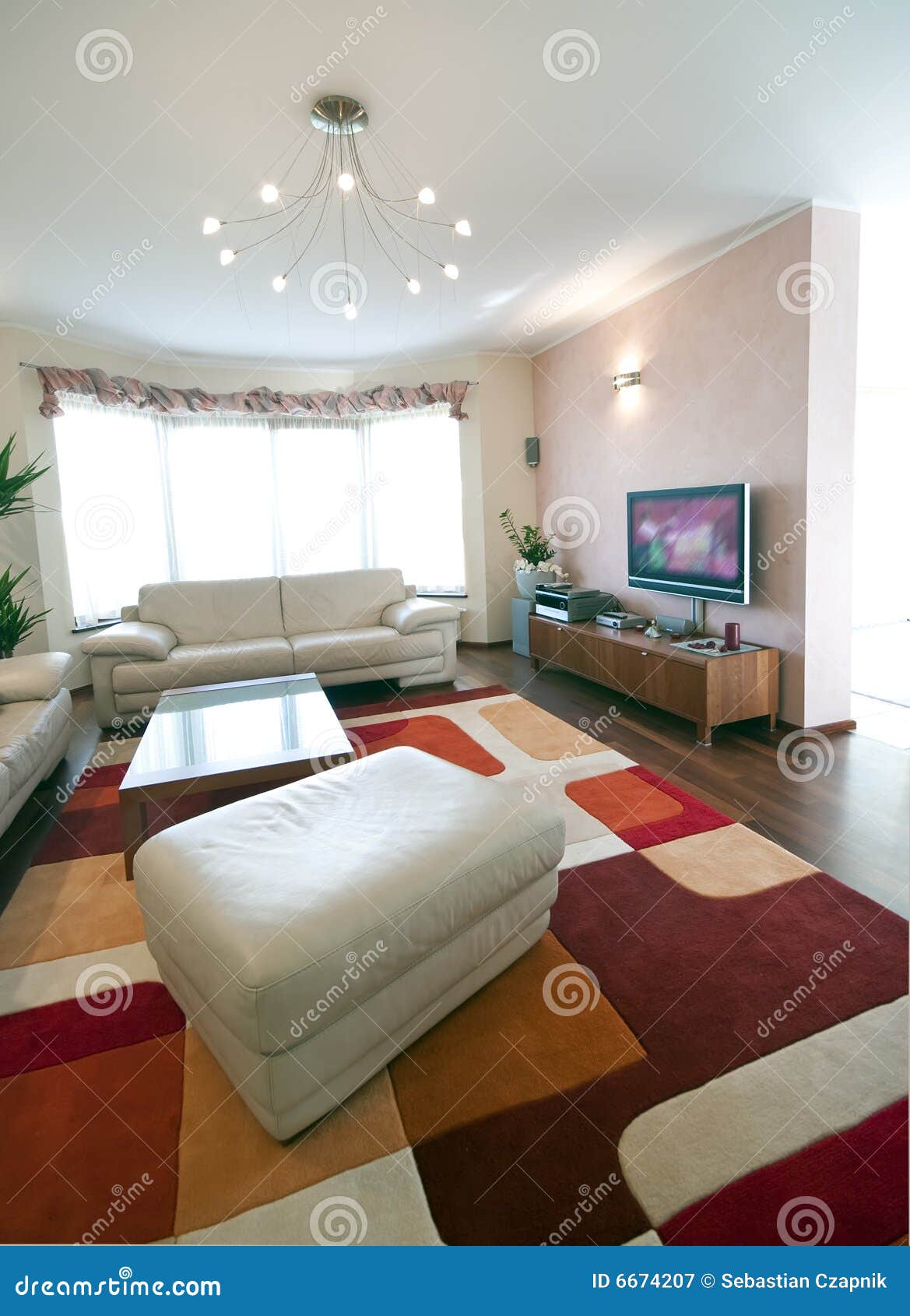 Sala de estar lujosa imagen de archivo. Imagen de lifestyle - 6674207