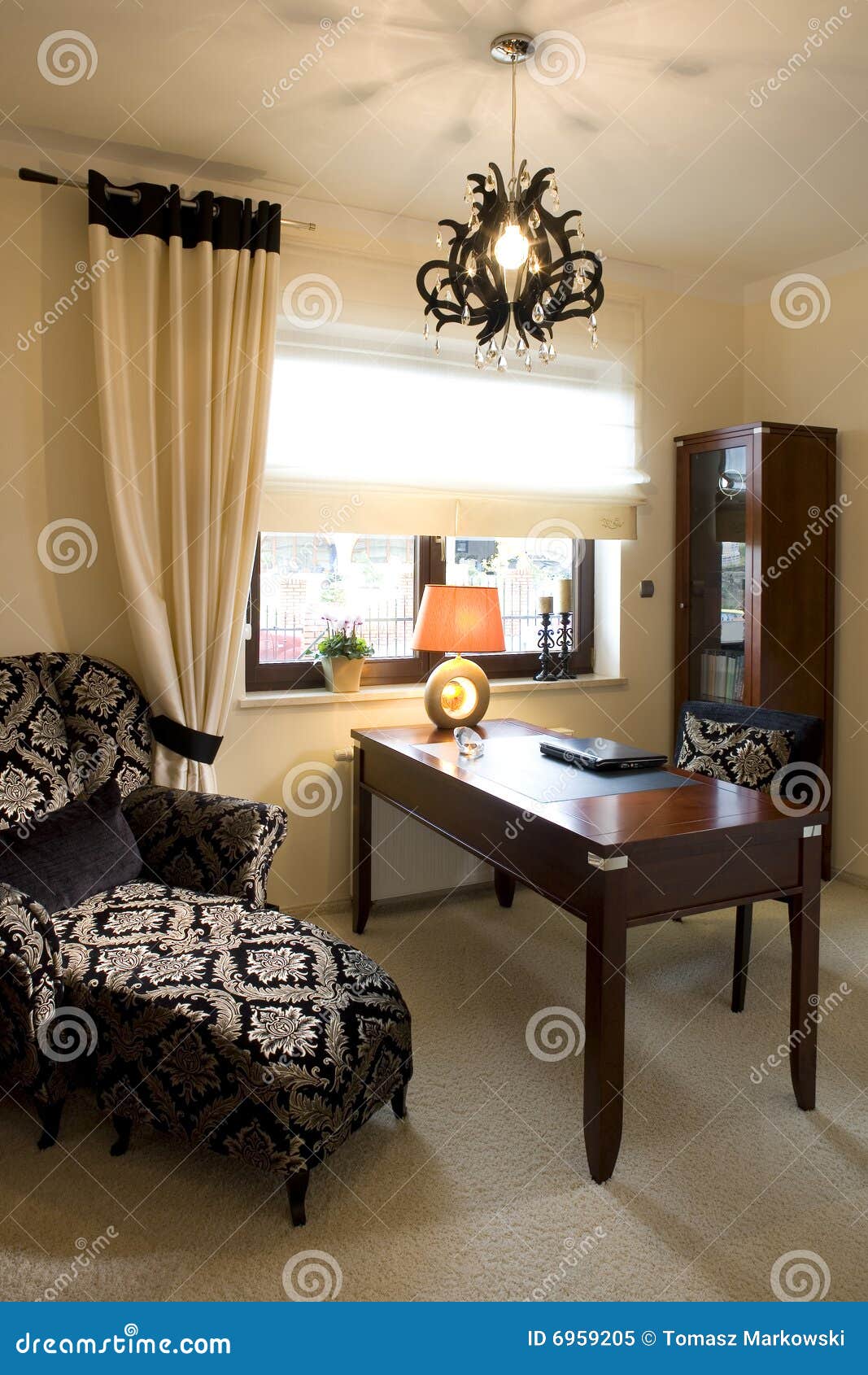 Sala de estar lujosa imagen de archivo. Imagen de residencia - 6959205