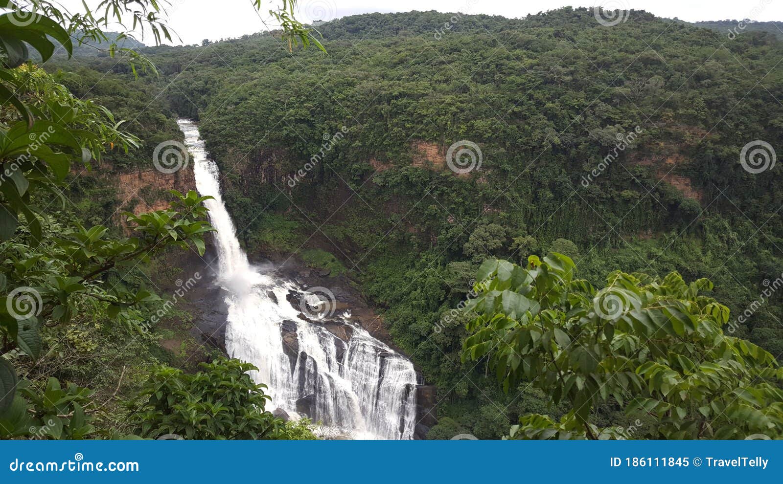 Sala Falls in Guinea stock image. Image of time, water - 186111845
