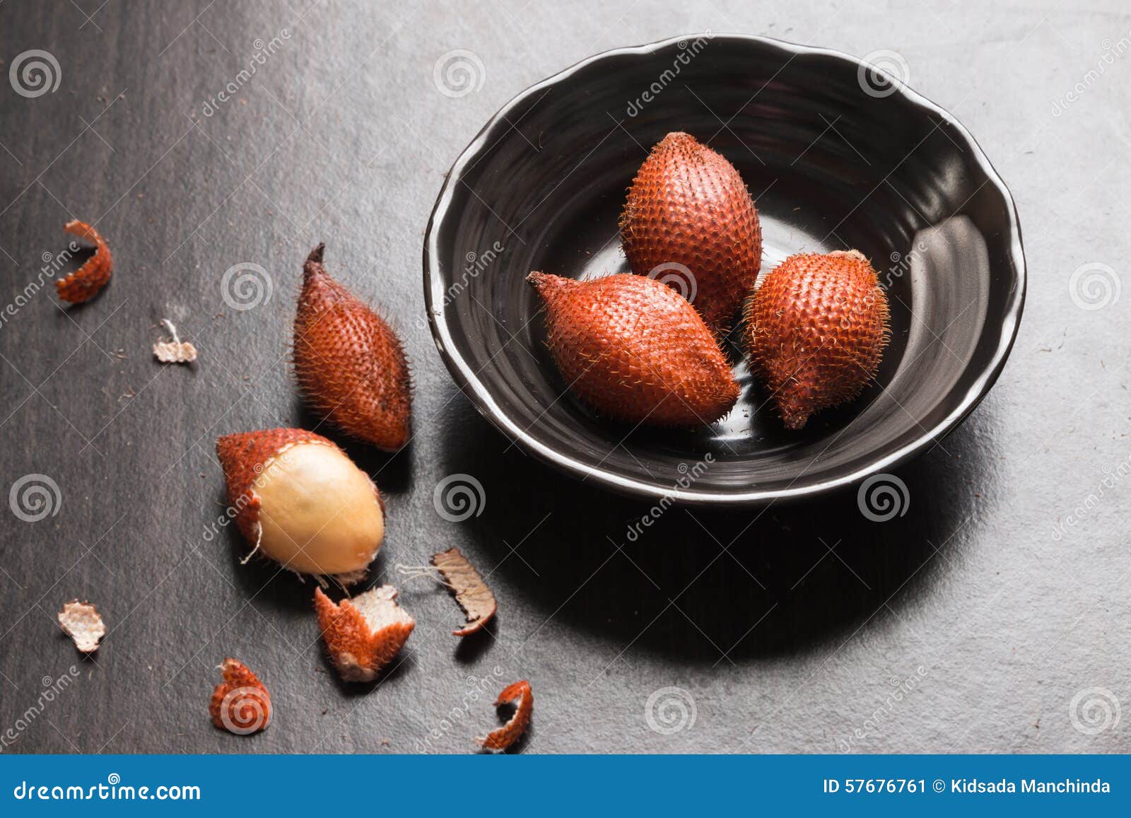 Salacca stock image. Image of ripe, macro, snack, delicious - 57676761