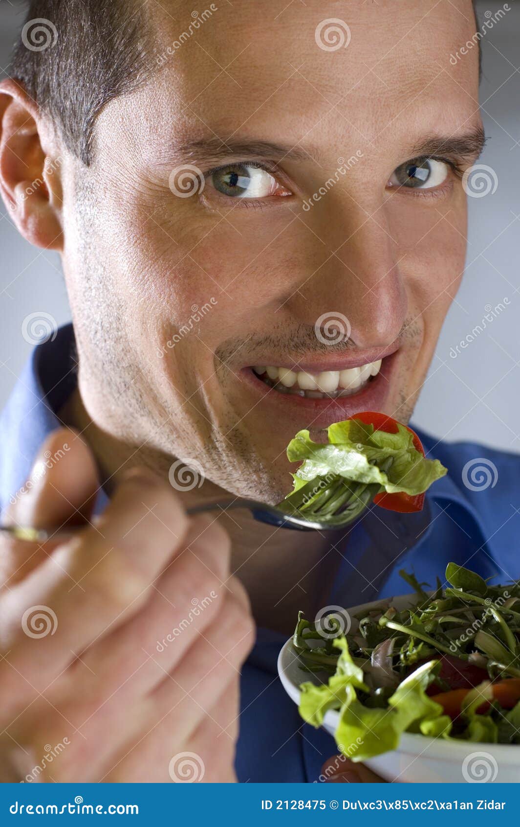 Salad stock image. Image of face, diet, lovely, green - 2128475
