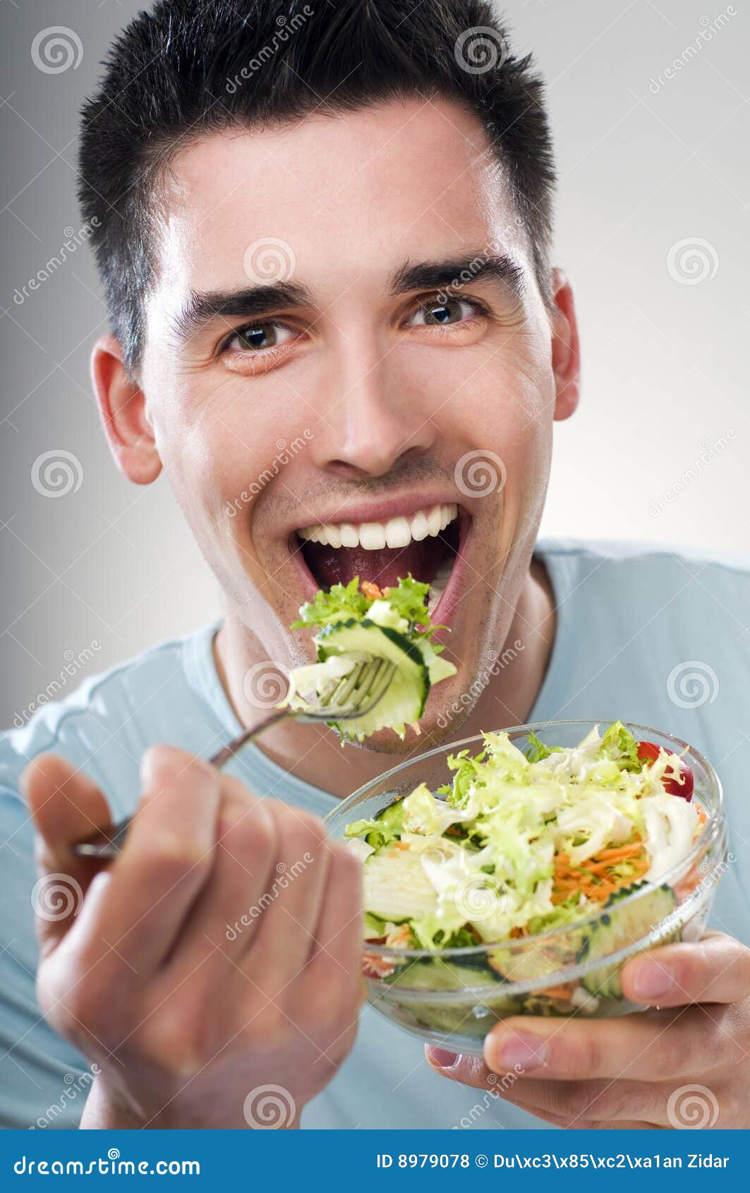 Salad stock photo. Image of meal, vegetable, gourmet, face - 8979078