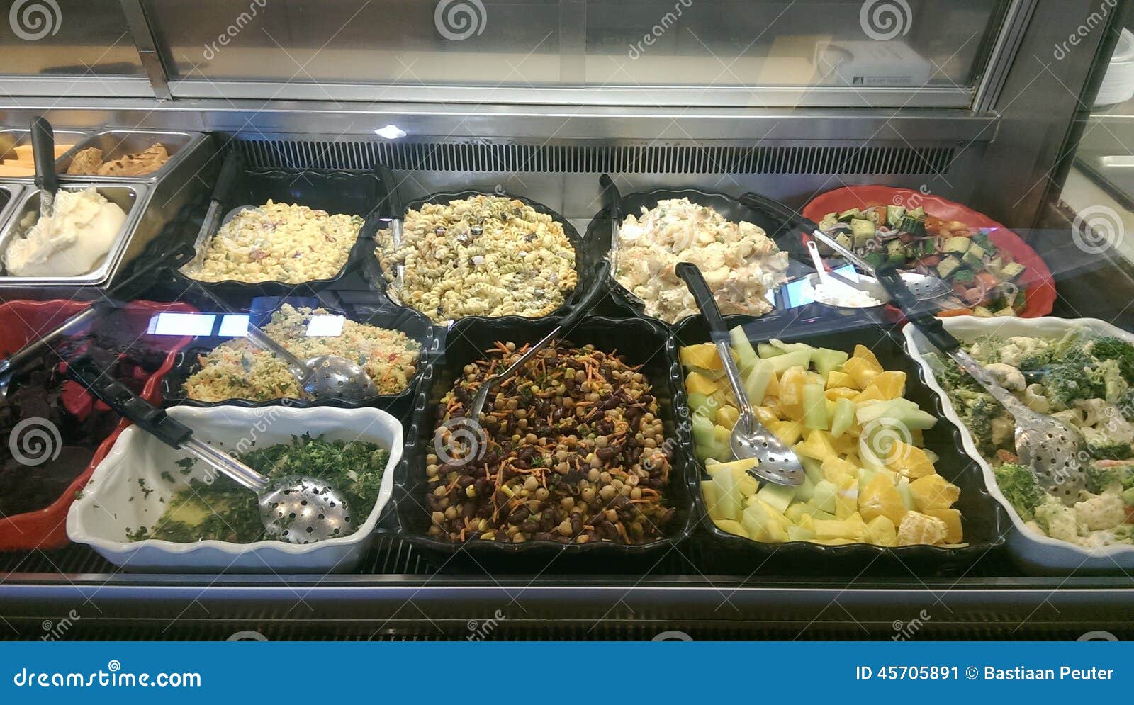 Salad Bar stock image. Image of food, health, bowl, curly - 45705891