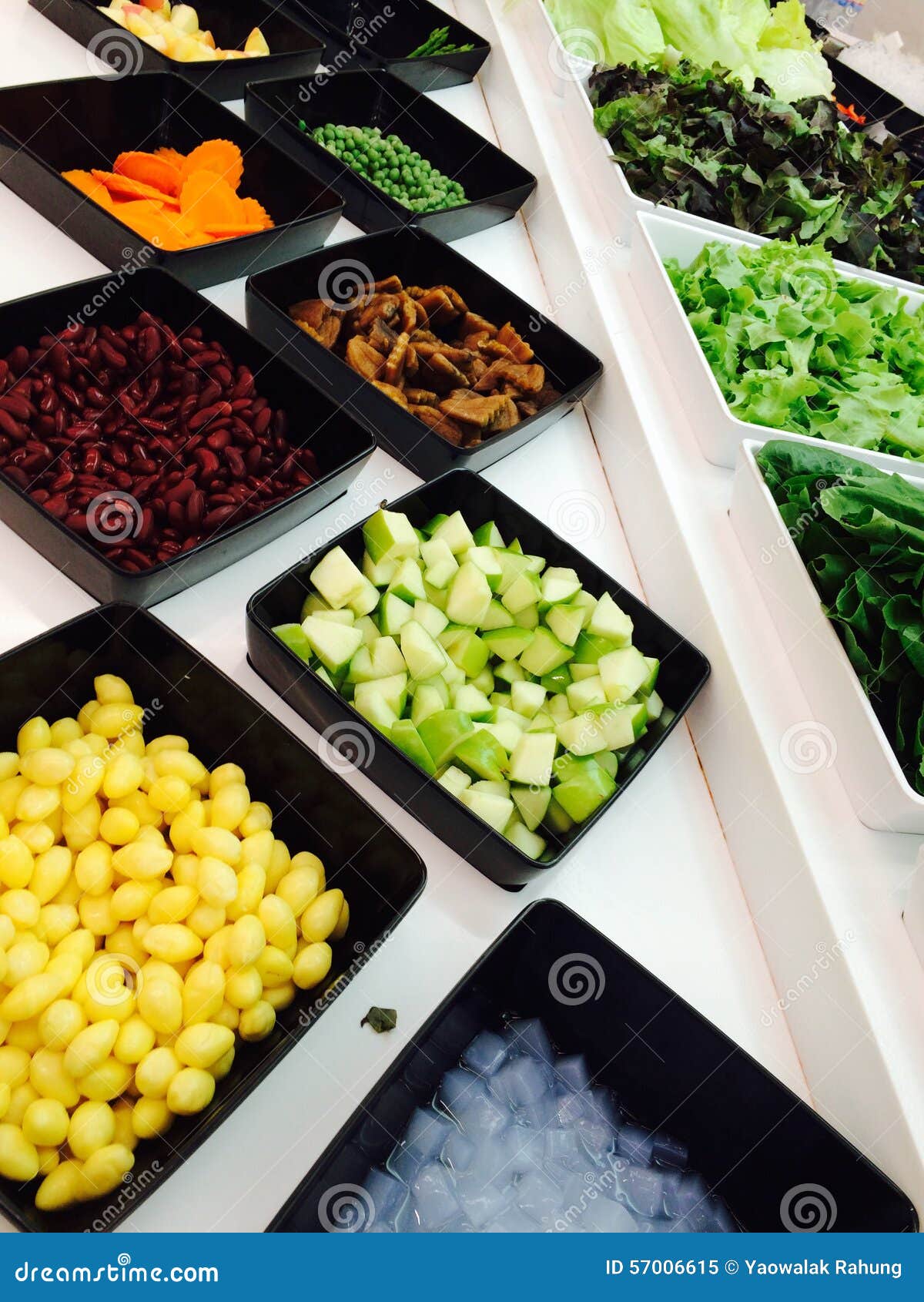 Salad bar stock image. Image of food, cord, vegetable - 57006615