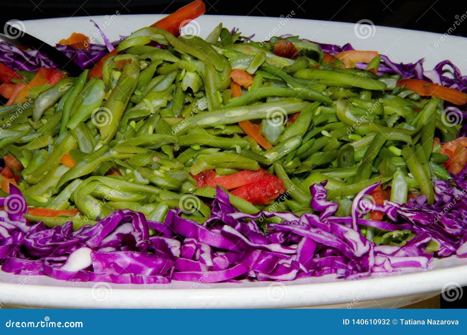 Spring vegetable salad stock photo. Image of organic - 140610932