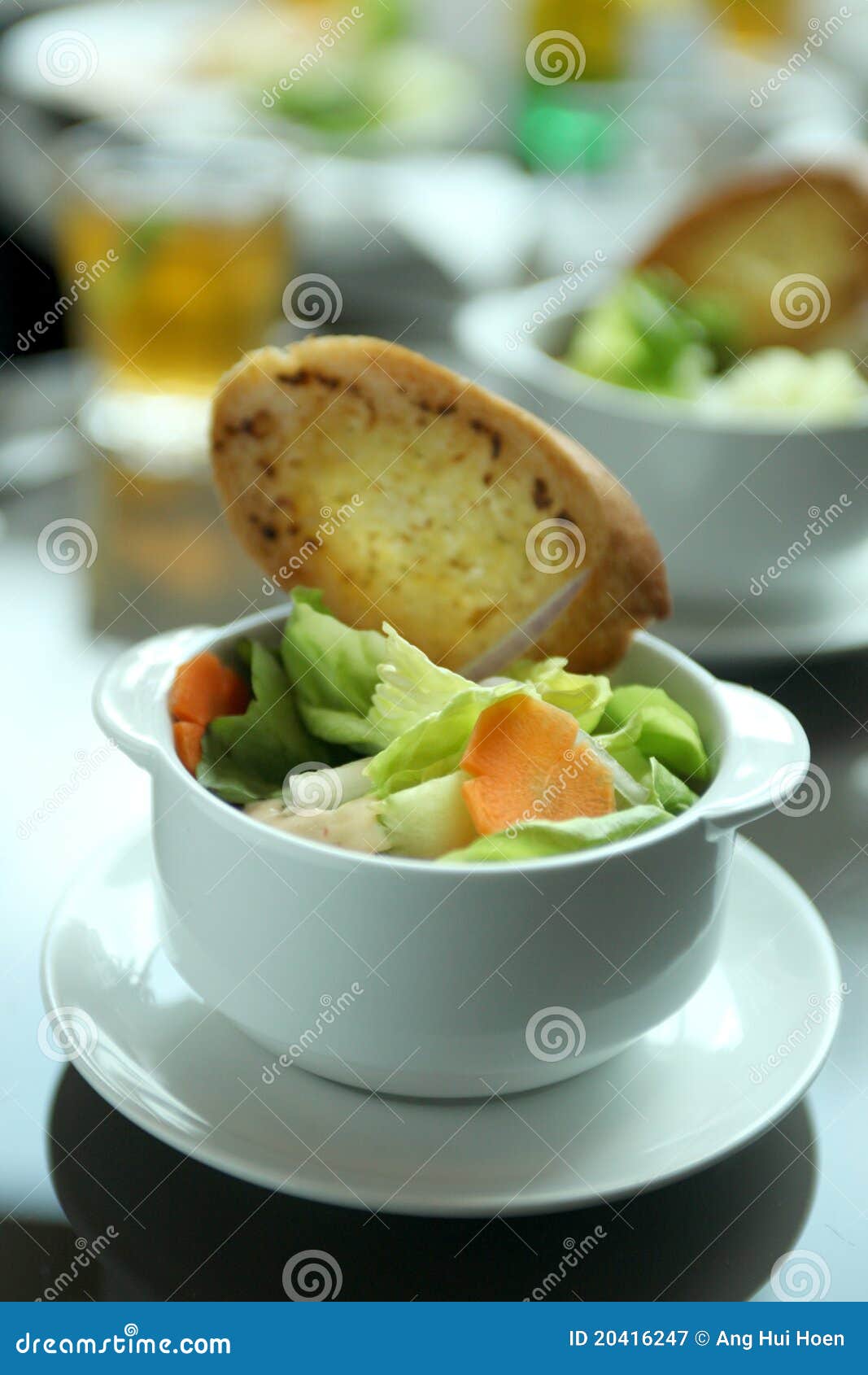Salad bread stock image. Image of lunch, menu, breakfast - 20416247