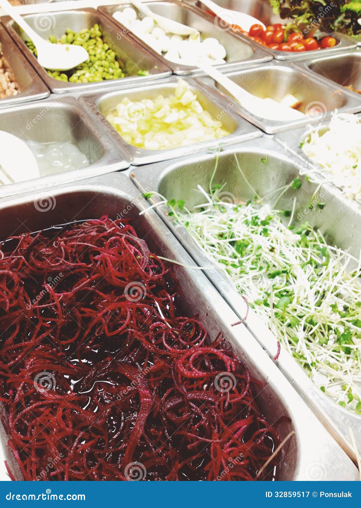 Salad Buffet stock image. Image of freshness, lunch, carrot - 32859517