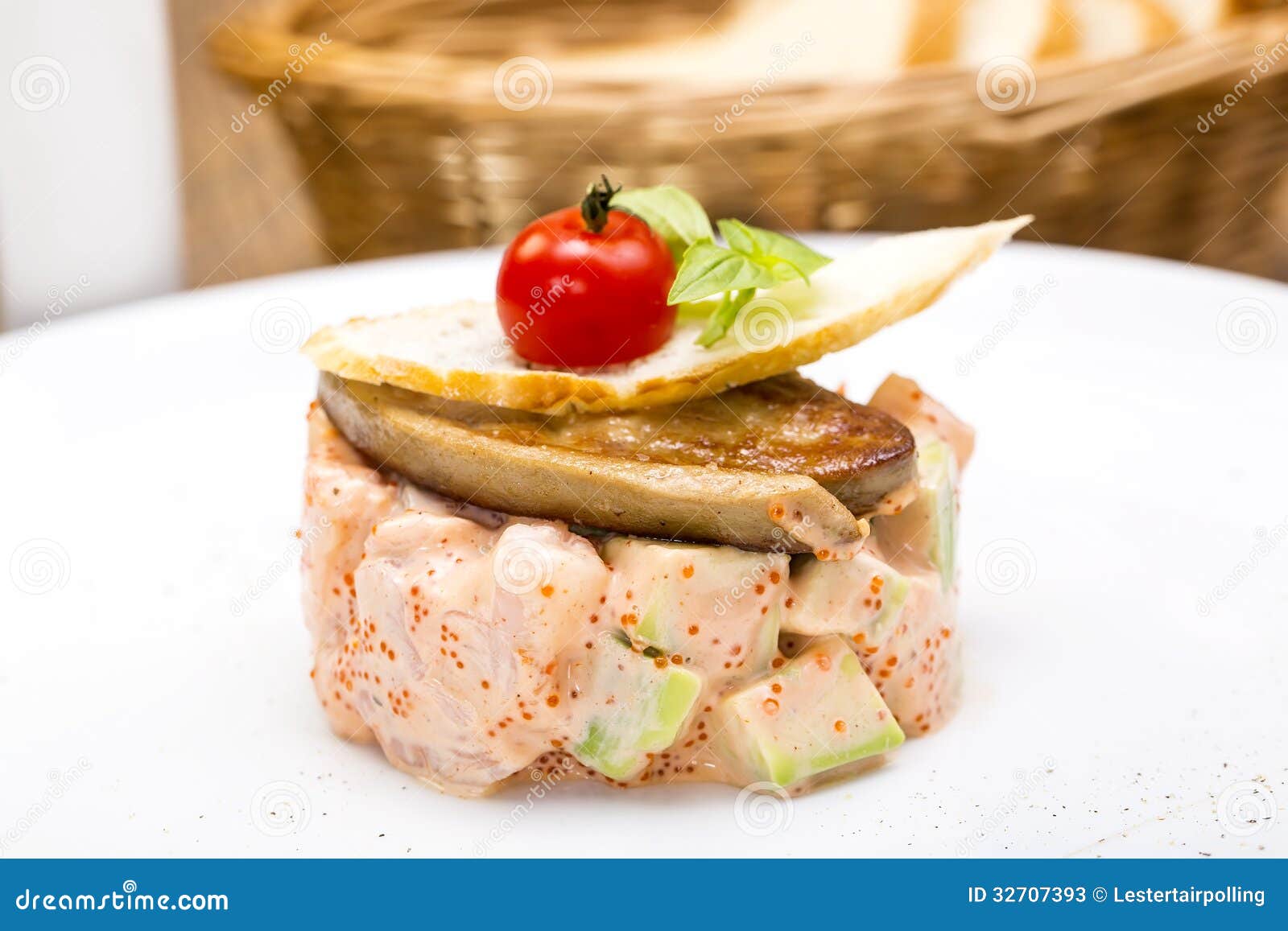 Salad and fish roe stock image. Image of olive, ingredient - 32707393