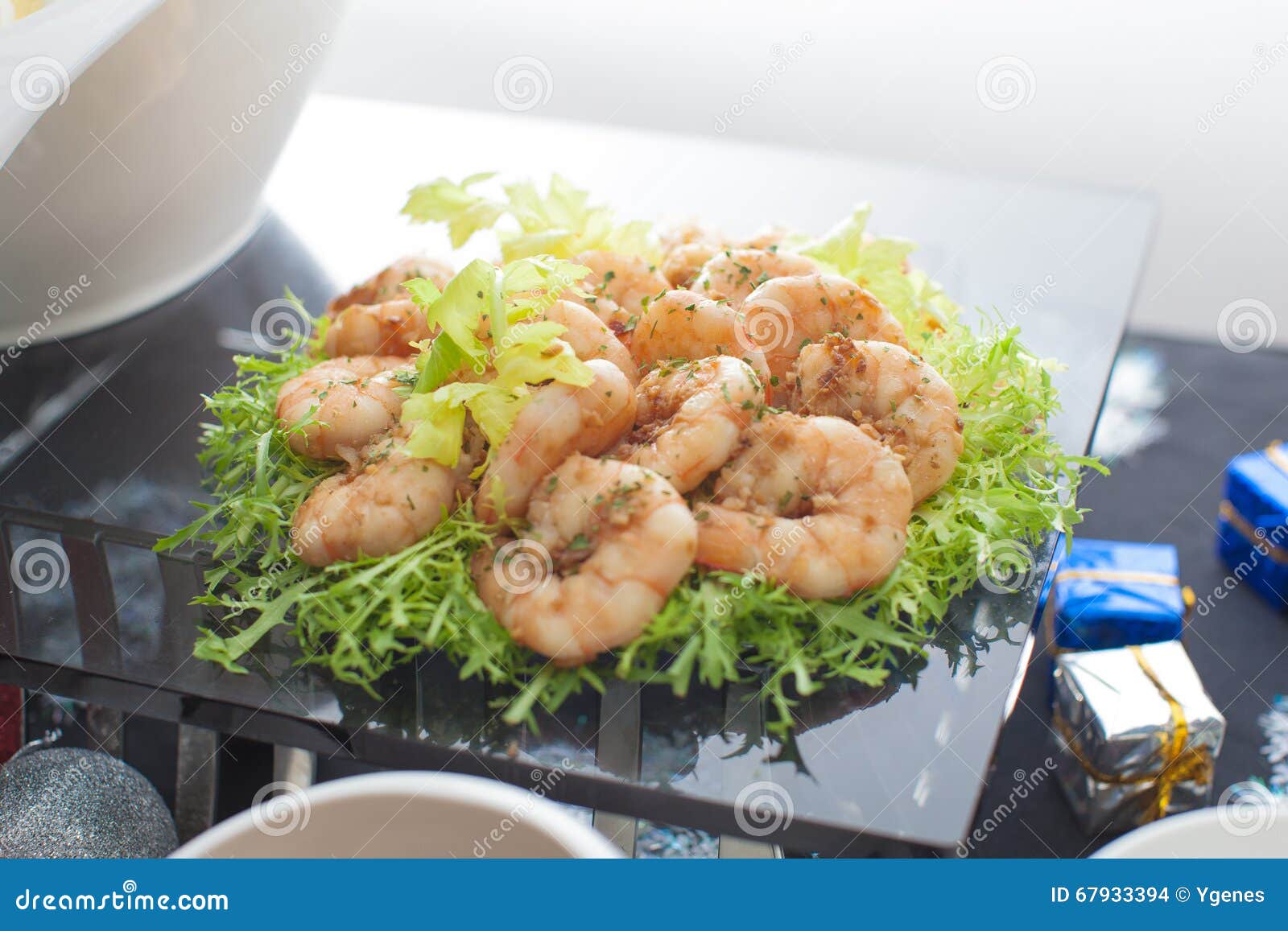 Salad Prawn stock photo. Image of crispy, seafood, prawn - 67933394