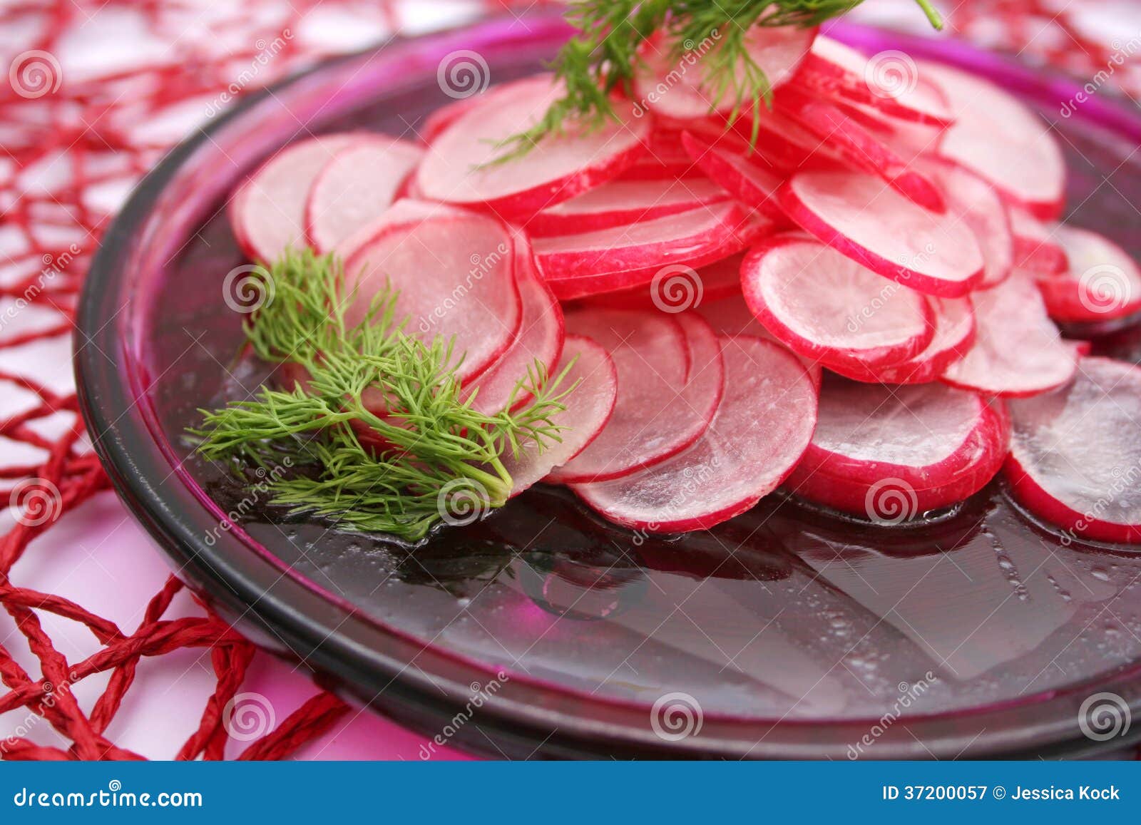 Salad of red radish stock image. Image of radish, freshness - 37200057
