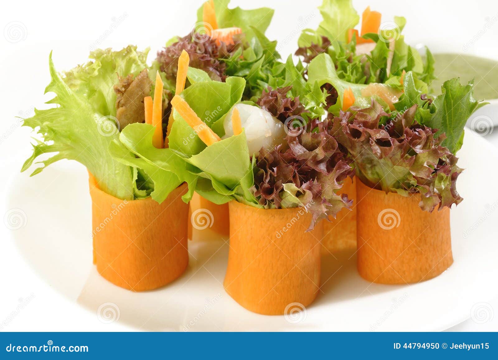 Salad roll stock photo. Image of fresh, healthy, vegetable - 44794950