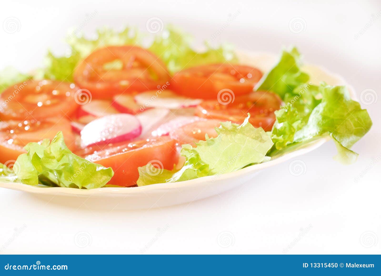 Salad_side view stock photo. Image of organic, healthy - 13315450