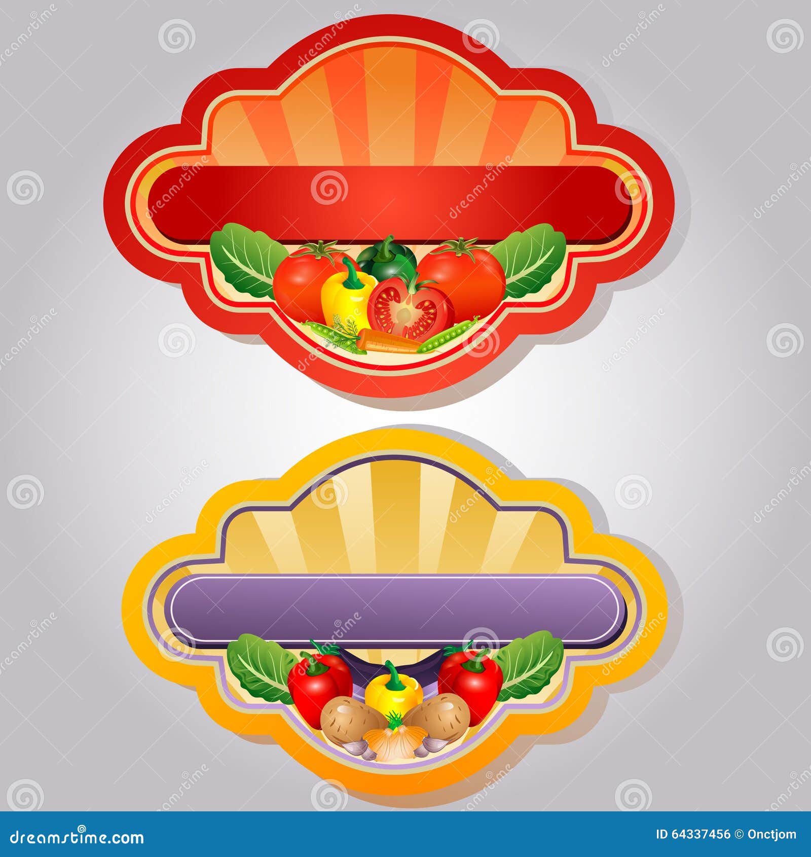 Salad Sticker stock vector. Illustration of farm, badge - 64337456