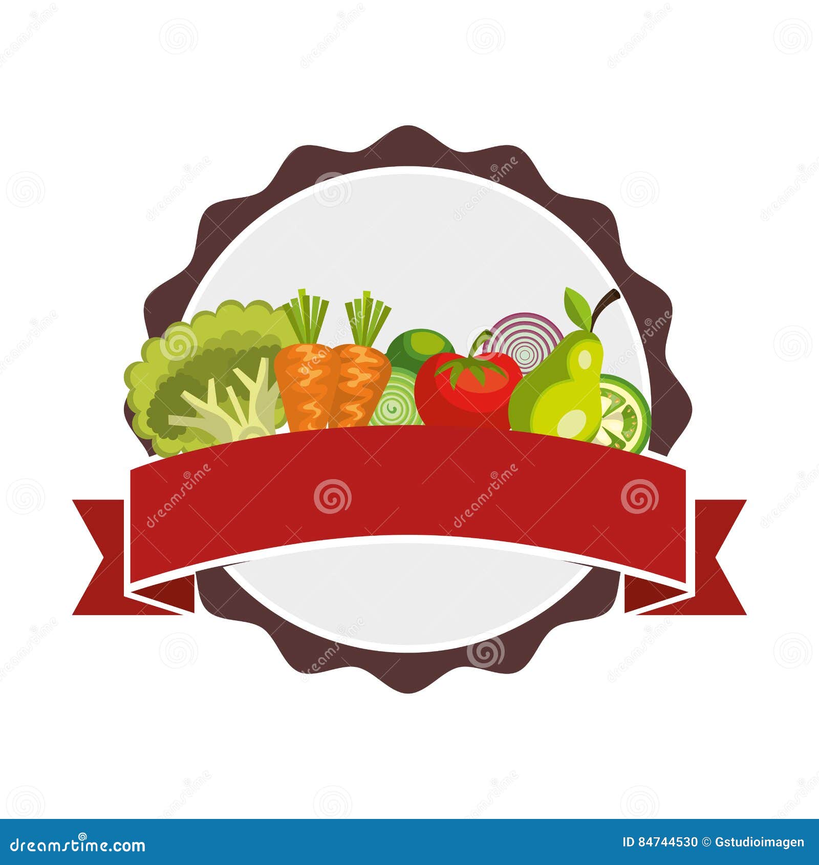 Salad Vegetables Fresh Icon Stock Illustration - Illustration of ...
