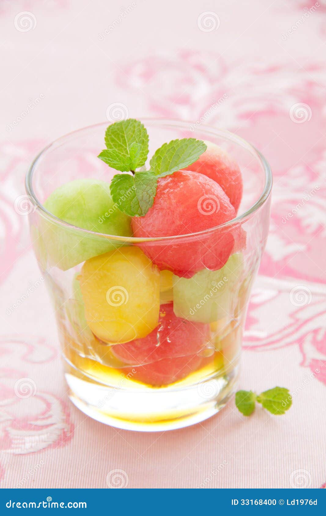 A Salada Da Sobremesa Da Melancia Foto de Stock - Imagem de vegetais ...