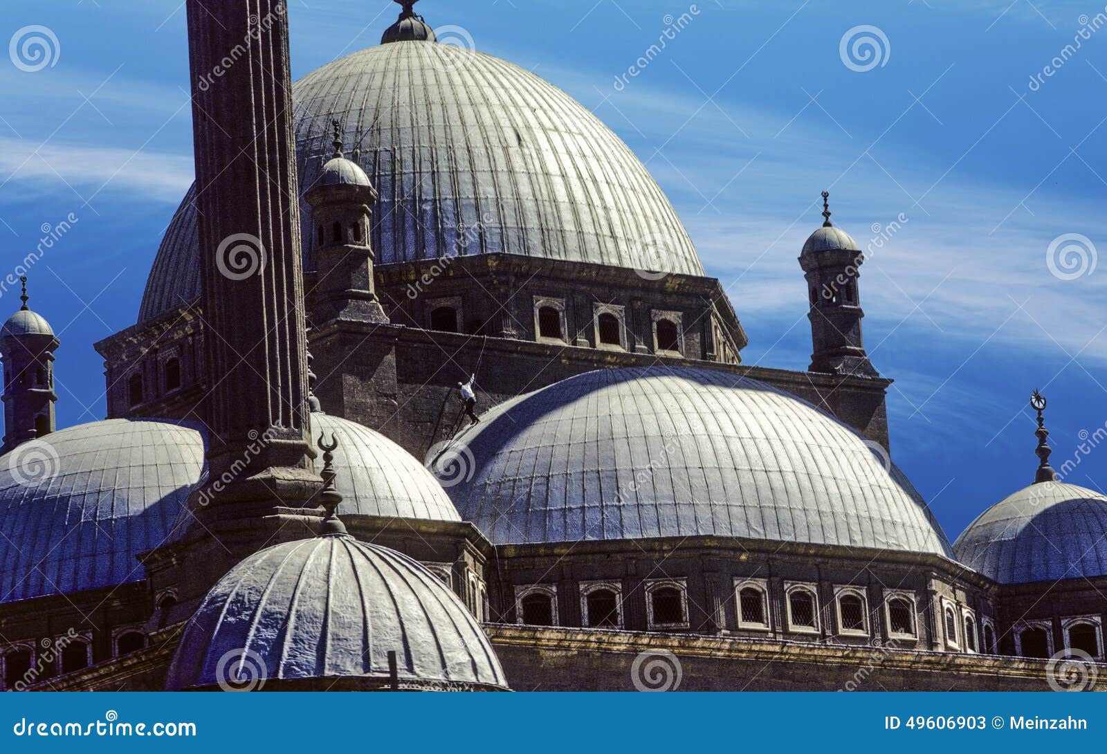 Saladin Citadel in Cairo in Dark Shadow Stock Image - Image of exposure ...