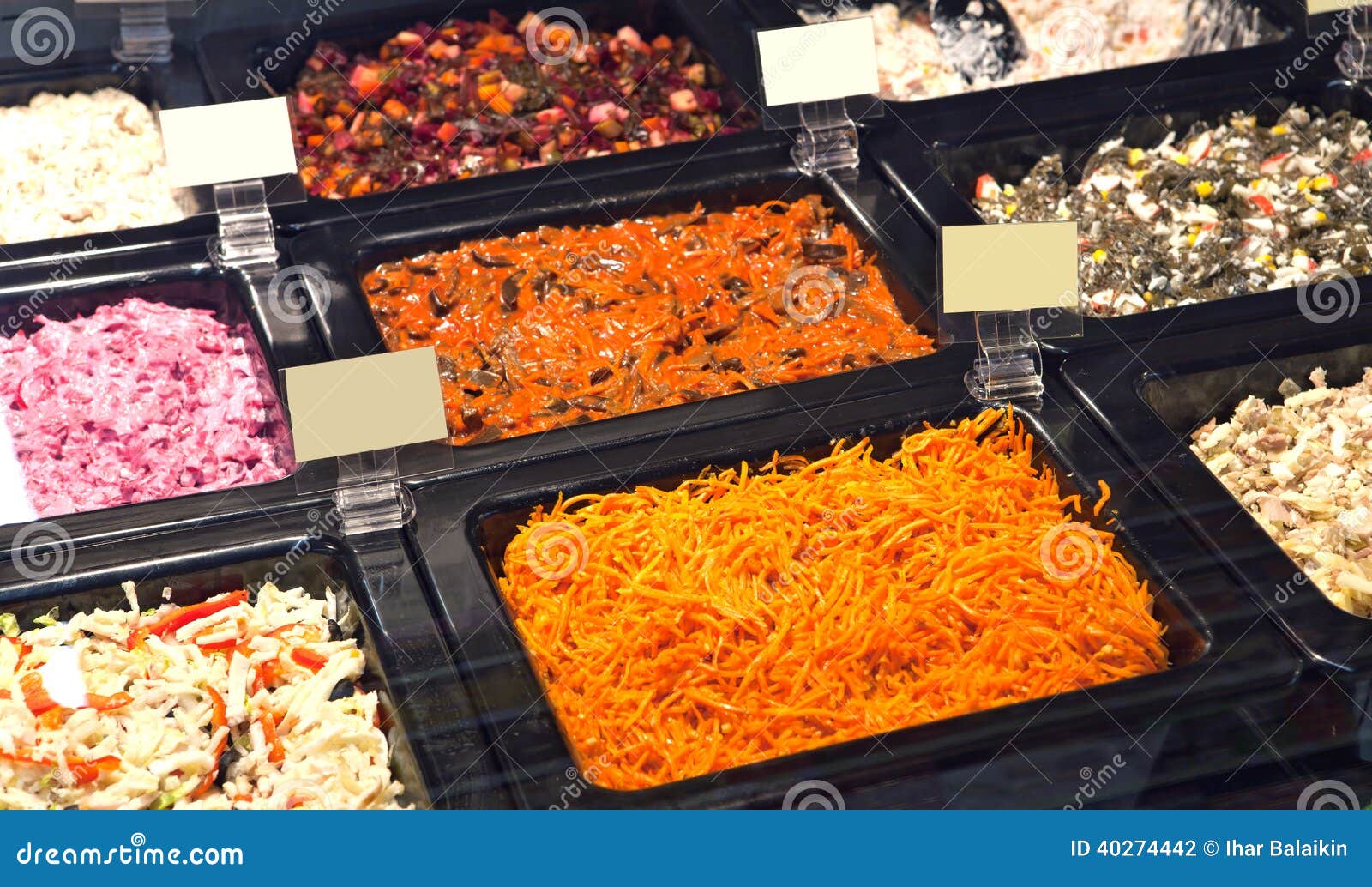 Salads stock photo. Image of meal, container, salad, delicious - 40274442