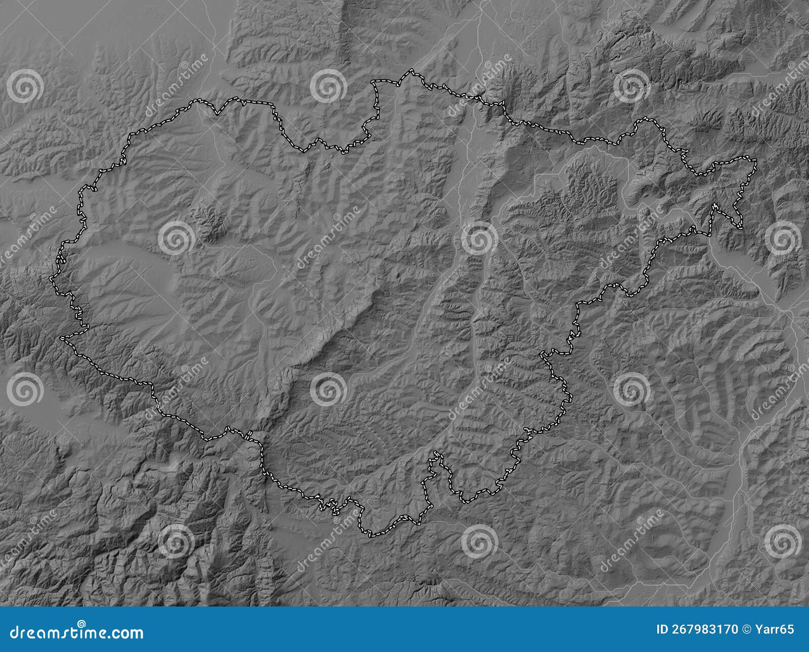 Salaj, Romania. Grayscale. No Legend Stock Illustration - Illustration ...