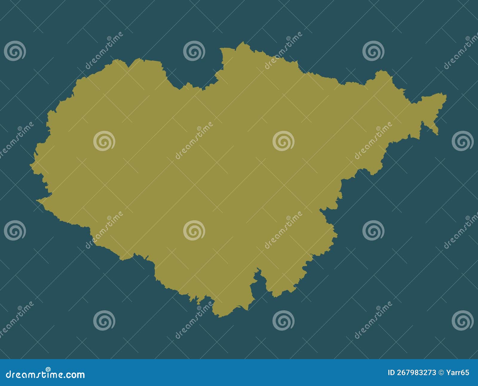 Salaj, Romania. Solid. No Legend Stock Illustration - Illustration of ...