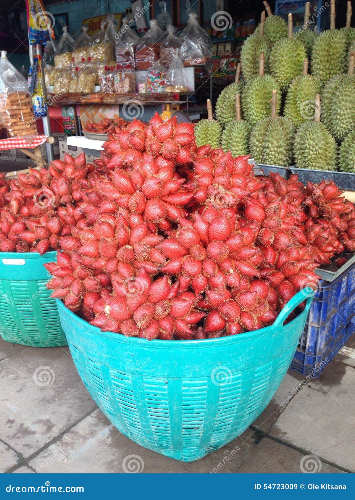 Salak stock image. Image of salak, market, local, deep - 54723009