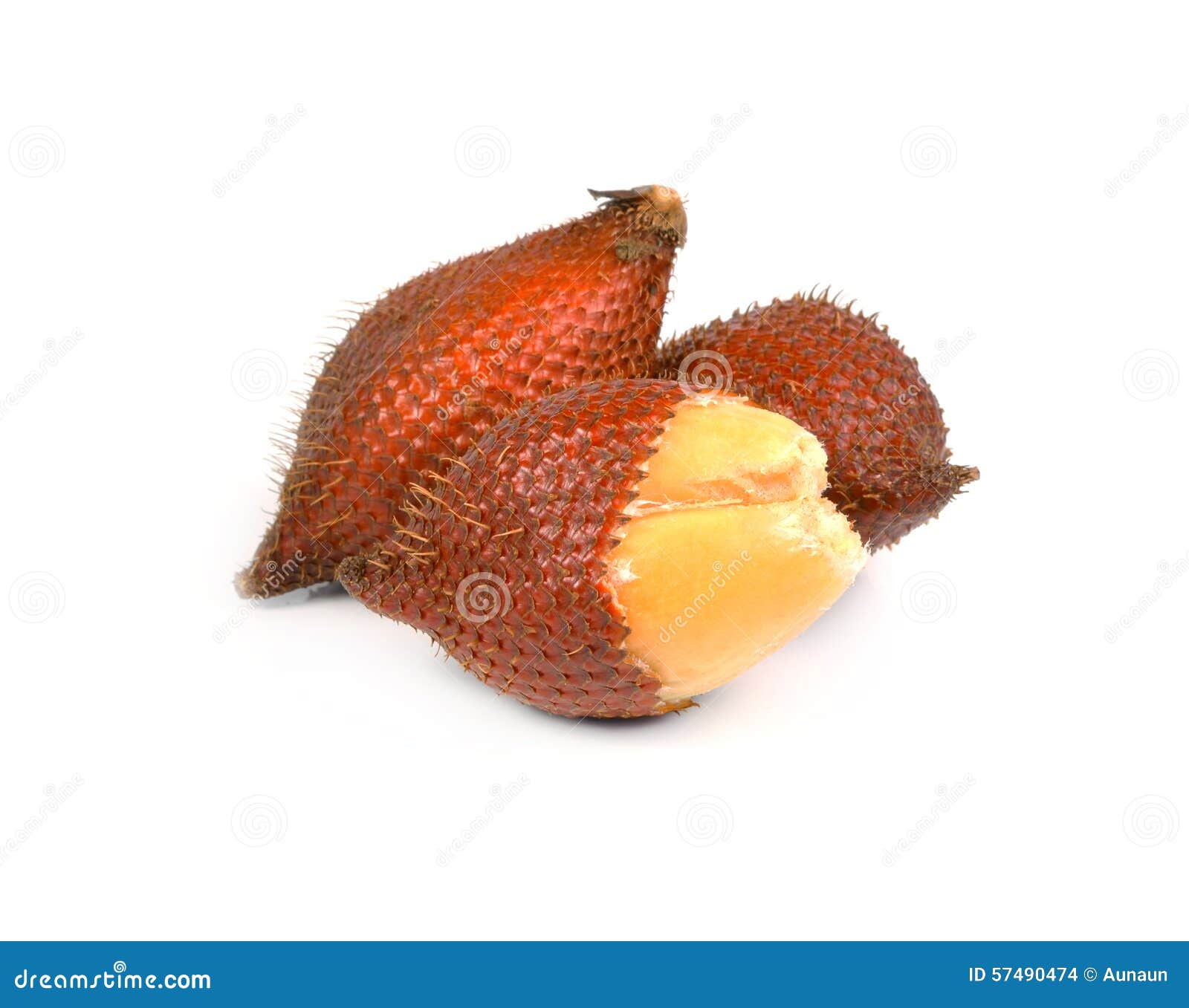 Salak on a White Background Stock Photo - Image of sala, flora: 57490474