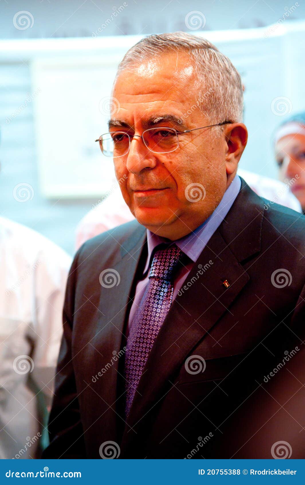 Salam Fayyad foto de stock editorial. Imagem de bandeira - 20755388