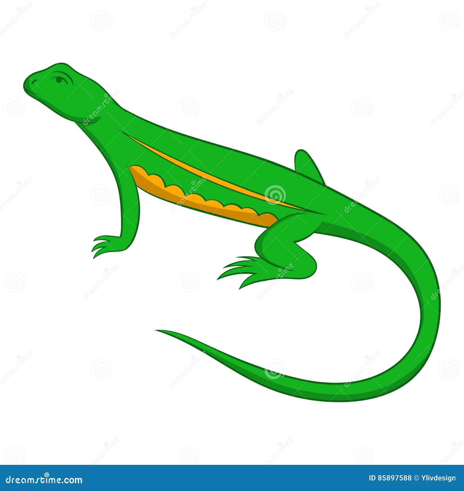 Salamander Icon, Cartoon Style Stock Vector - Illustration of snake ...