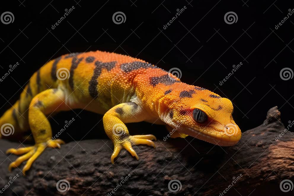 Salamander Limb Regrowth with Scientific Annotations Stock Photo ...