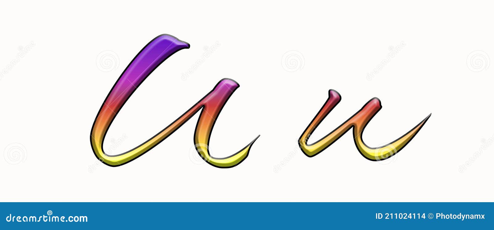 Salamat Font Fonts Gradient Sans Serif Alphabet Letters Calligraphy ...