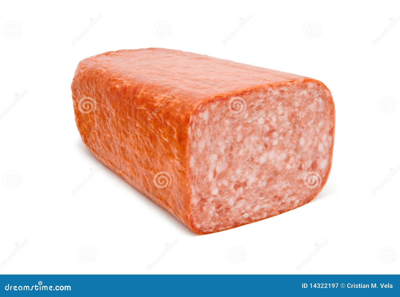 Salami stock image. Image of piece, sliced, salami, tasty - 14322197