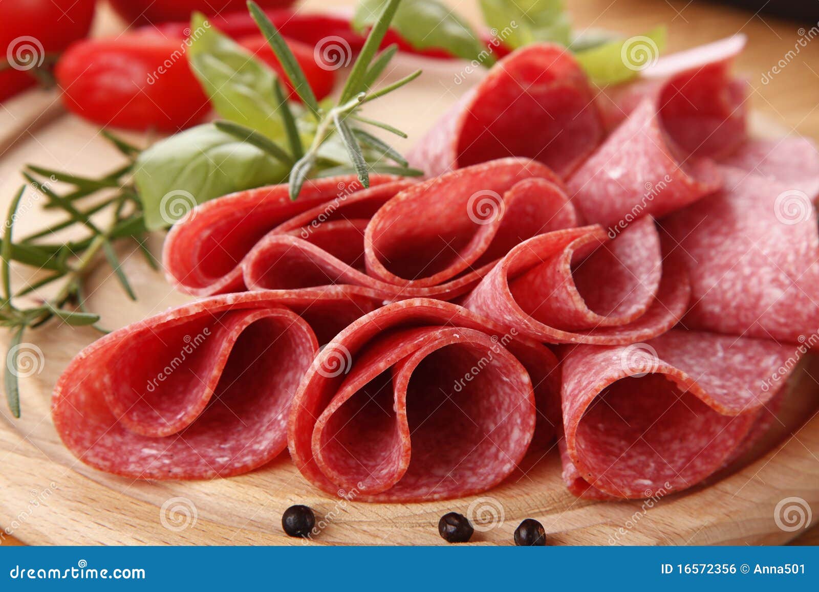 Salami stock photo. Image of spice, plant, salami, chicken - 16572356