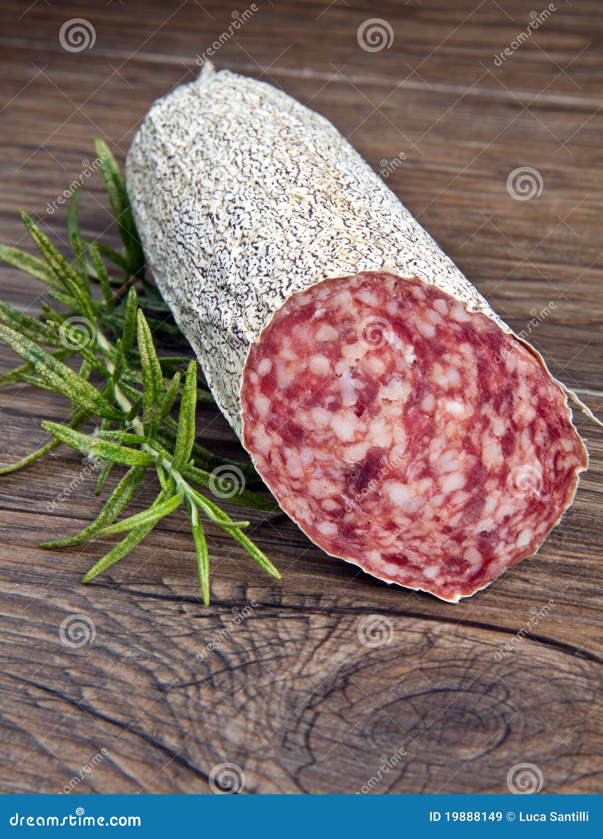Salami image stock. Image du épicerie, gourmet, jambon - 19888149