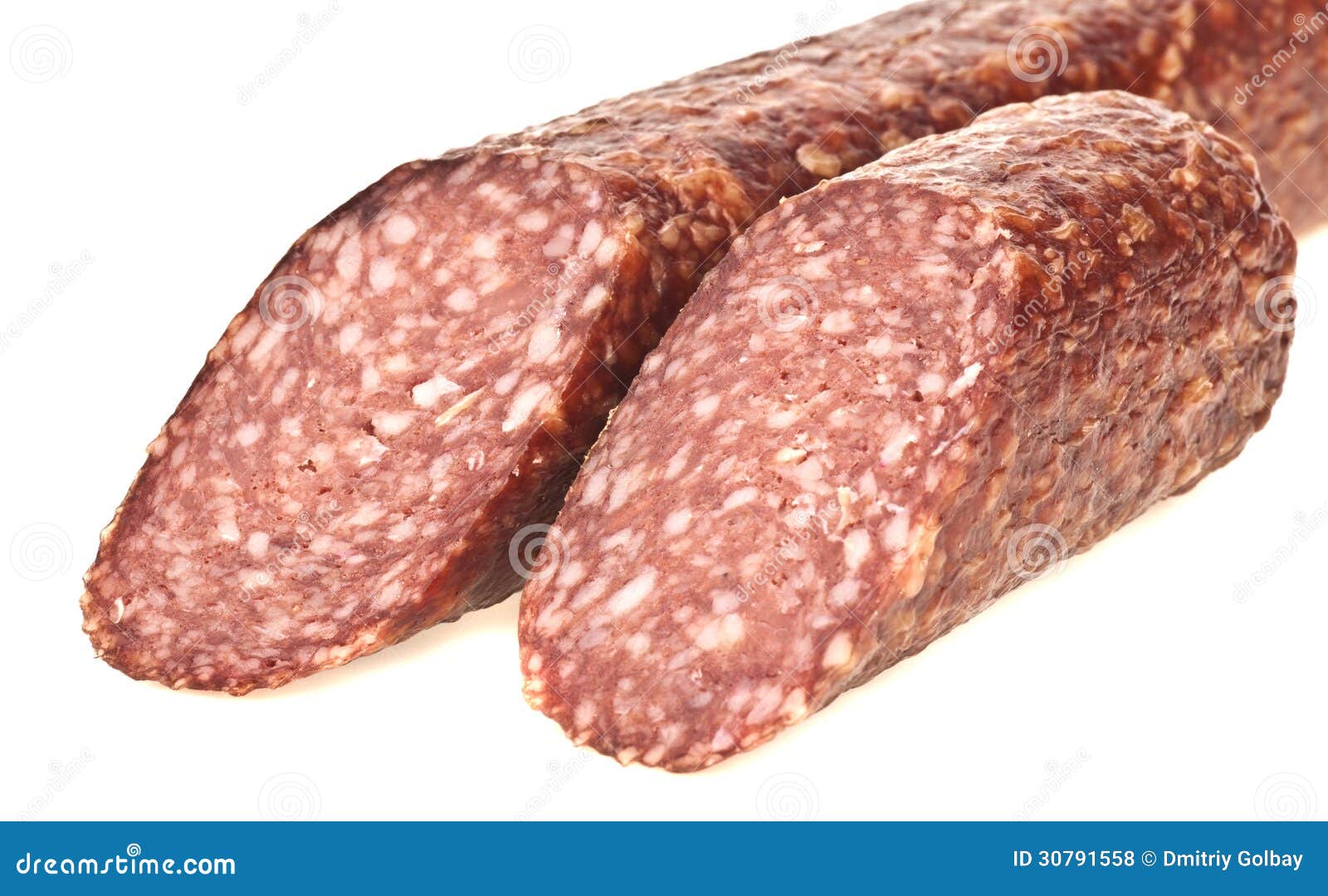 Salami stockfoto. Bild von feinschmecker, fett, trocken - 30791558