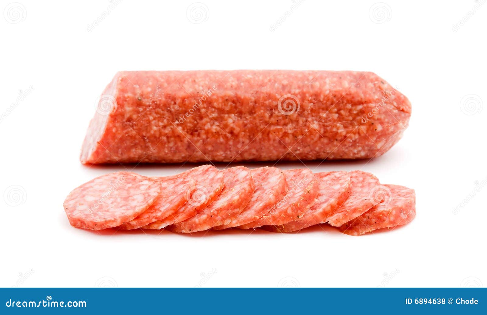 Salami stock photo. Image of slices, slice, sausage, salami - 6894638