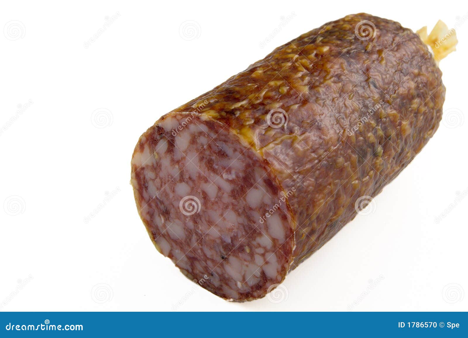 Salami chunk stock photo. Image of culture, salami, loaf - 1786570
