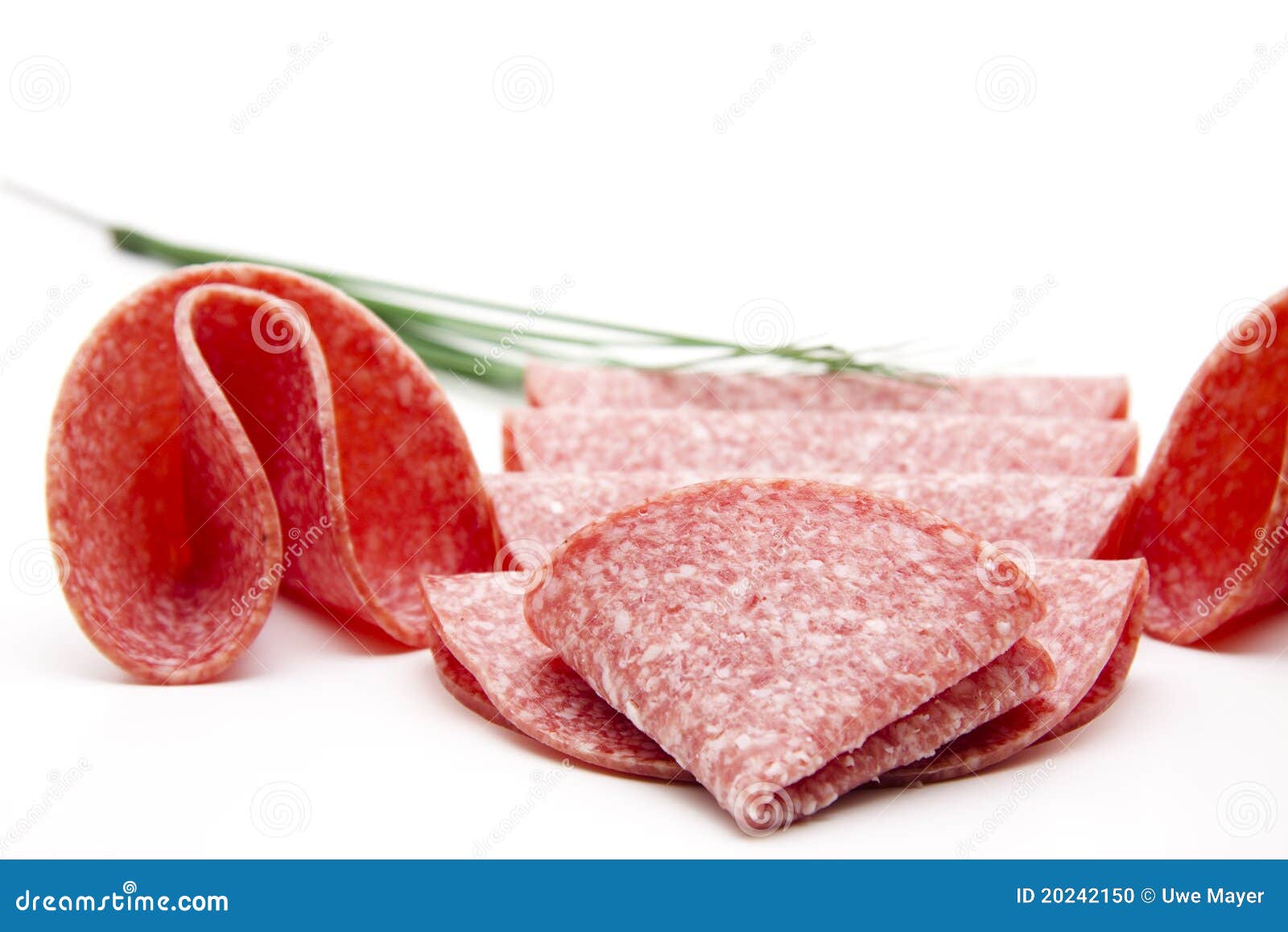 Salami folded stock photo. Image of salami, meat, round - 20242150