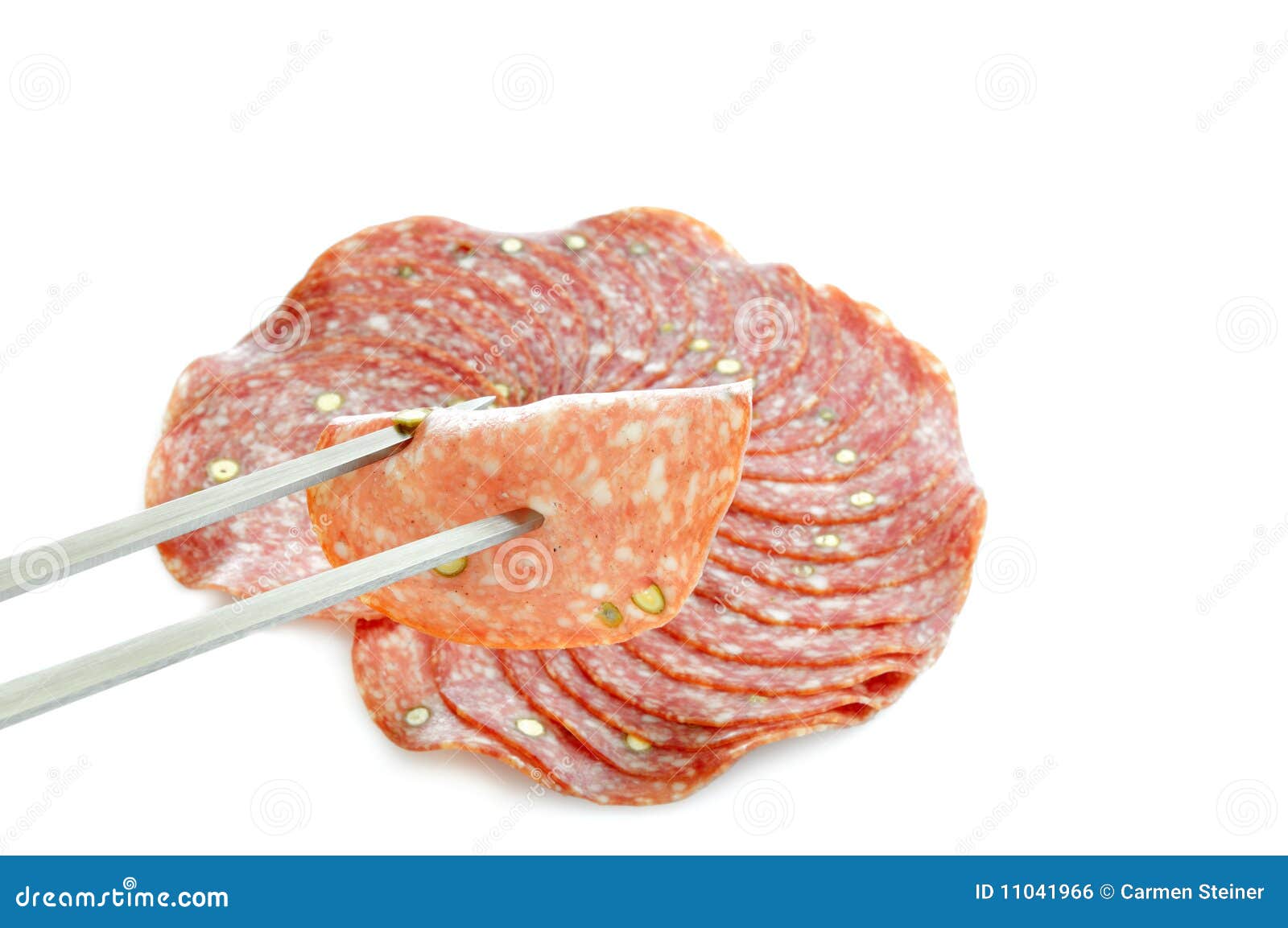 Salami meat stock photo. Image of food, closeup, meat - 11041966