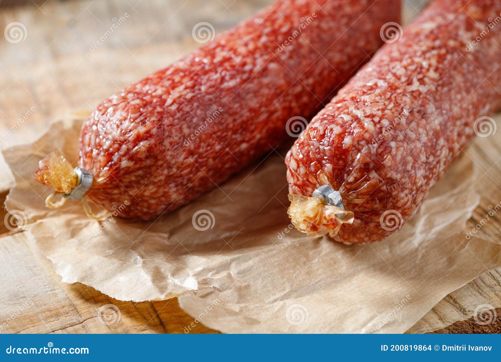 Salami Is A Type Of Cured Sausage Consisting Of Fermented And Air-dried ...