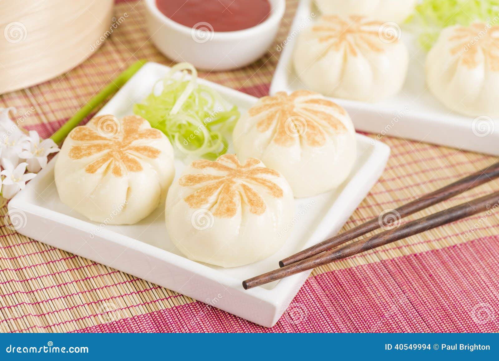 Salapao stock photo. Image of pink, paste, asia, shrimp - 40549994