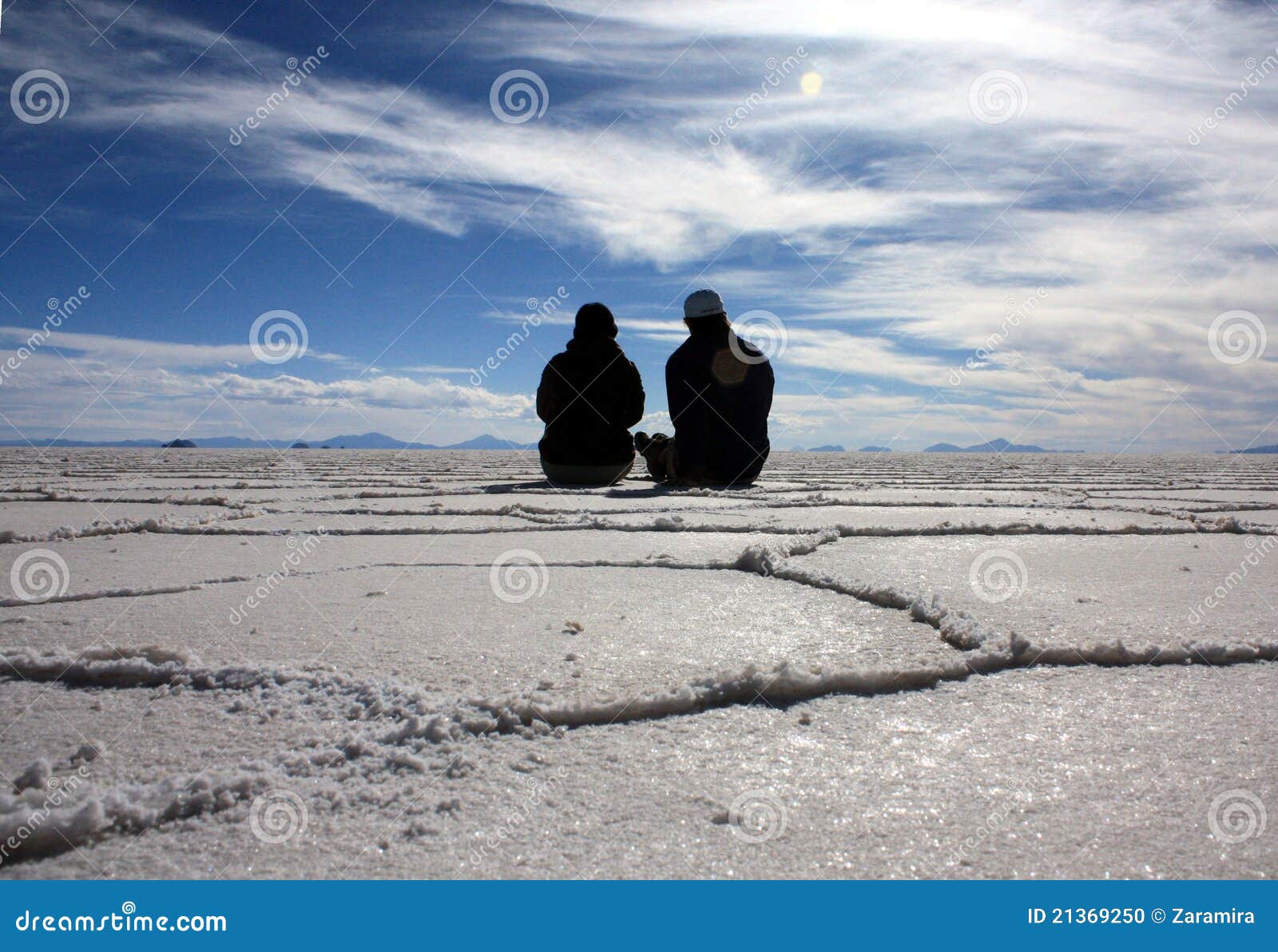 Salar de Uyuni stock photo. Image of uyuni, woman, south - 21369250