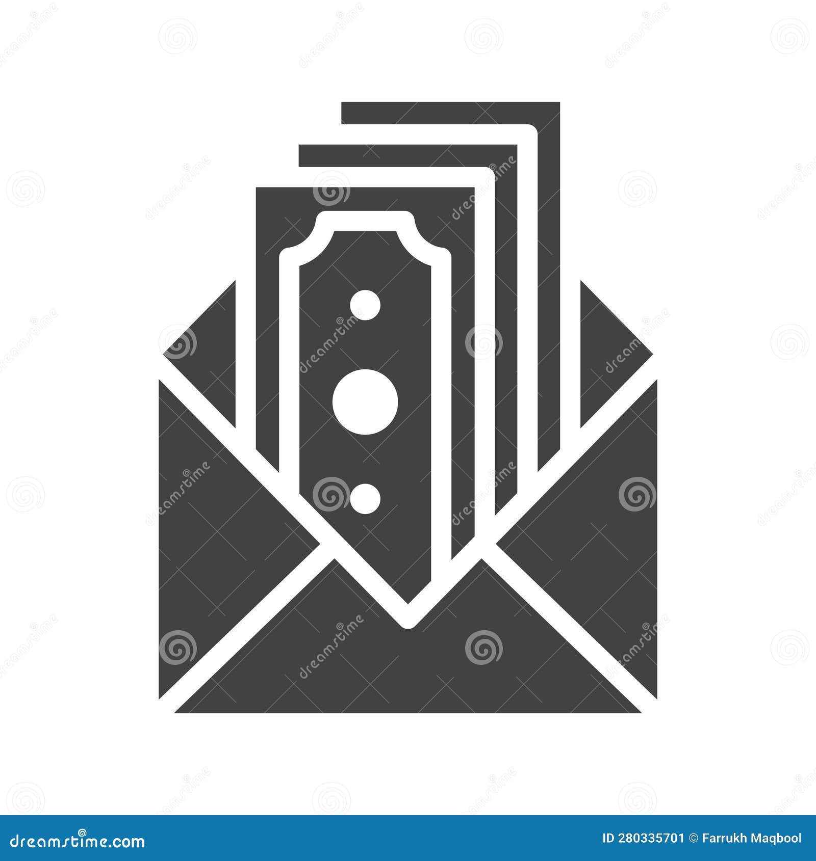Salary icon vector image. stock vector. Illustration of icon - 280335701