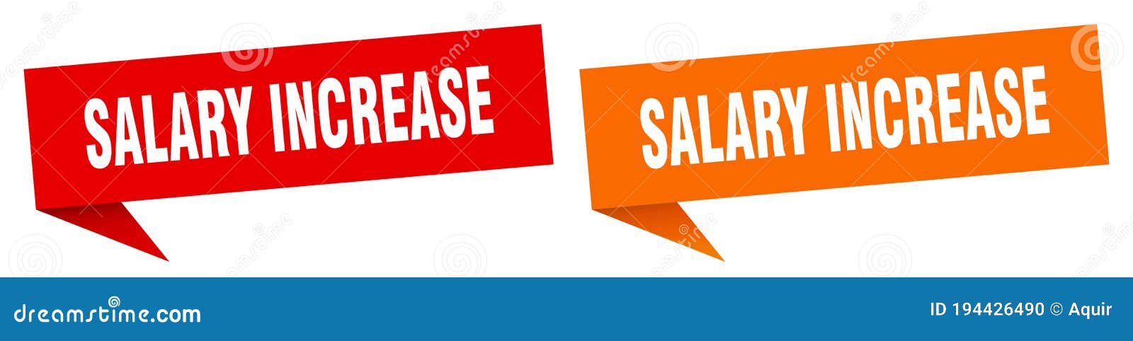Salary Increase Banner. Salary Increase Speech Bubble Label Set Stock ...