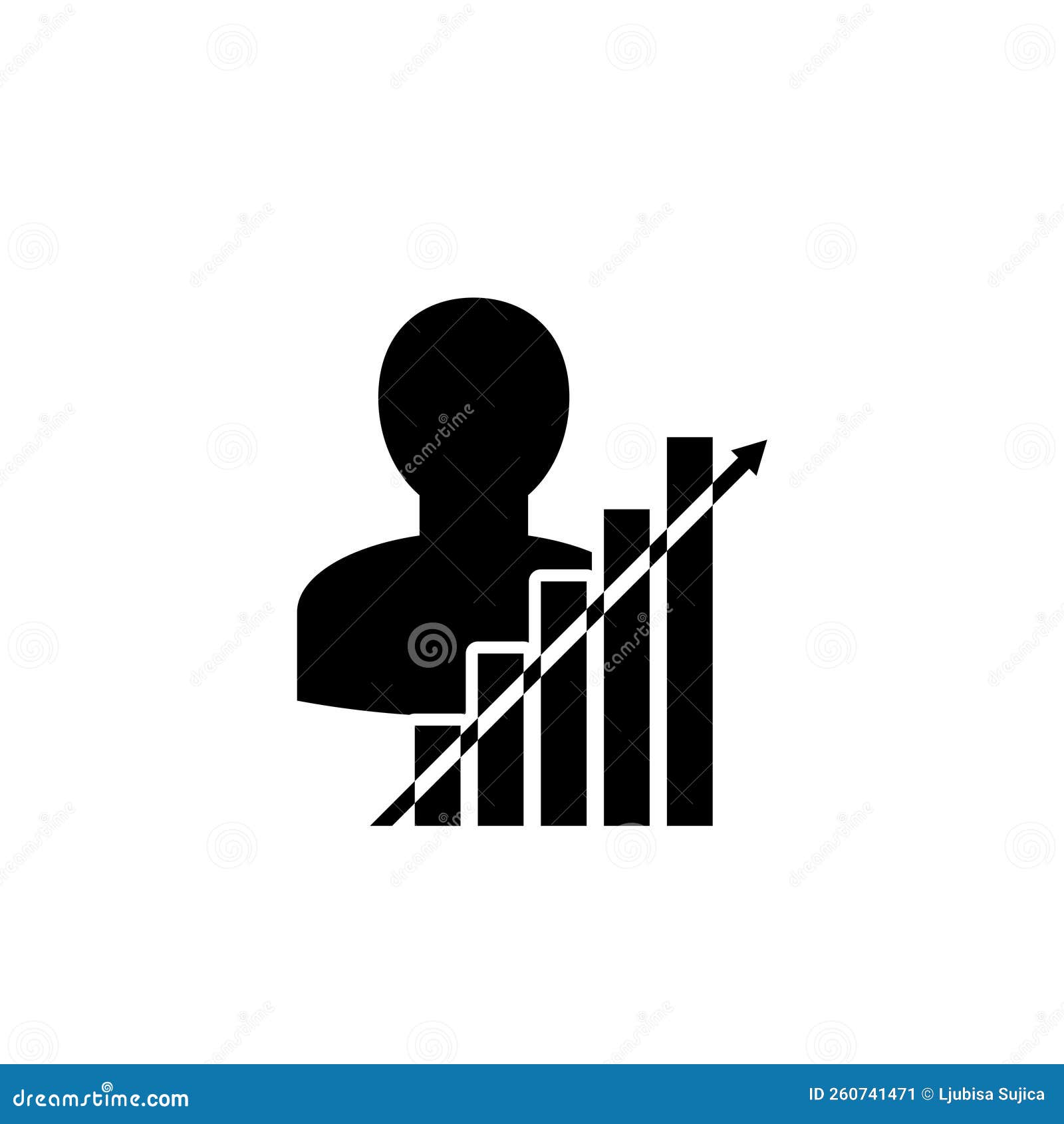 Salary Increase Icon Isolated on White Background Stock Illustration ... Salary Increase Icon Isolated on White Background Stock Illustration ...
