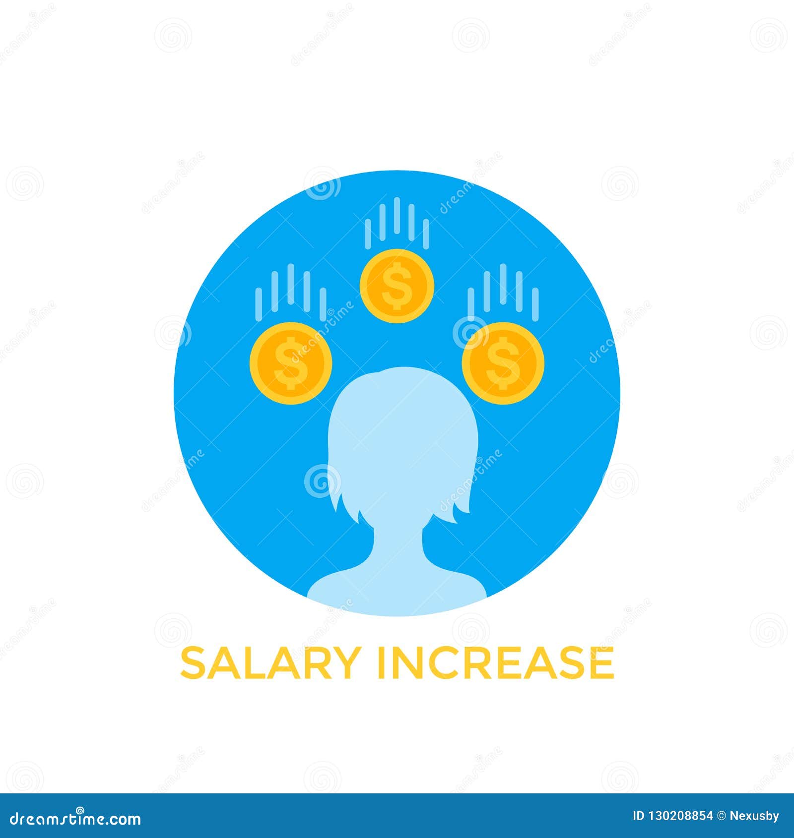 Salary Increase, Pay Rise, Bonus Vector Stock Vector - Illustration of ...