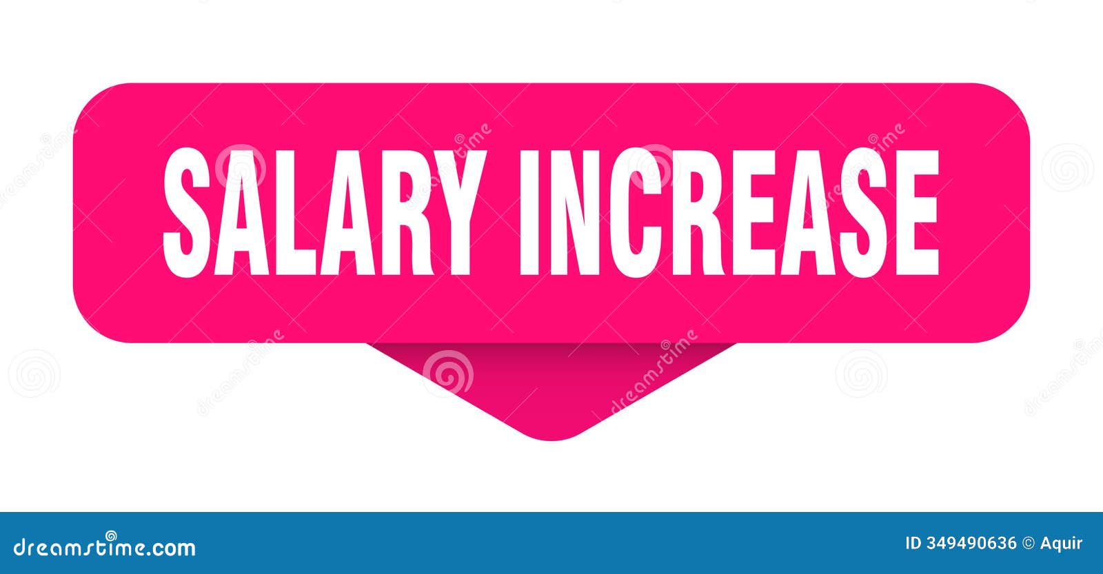 Salary Increase Sticker. Salary Increase Sign Set. Vector Illustration ...