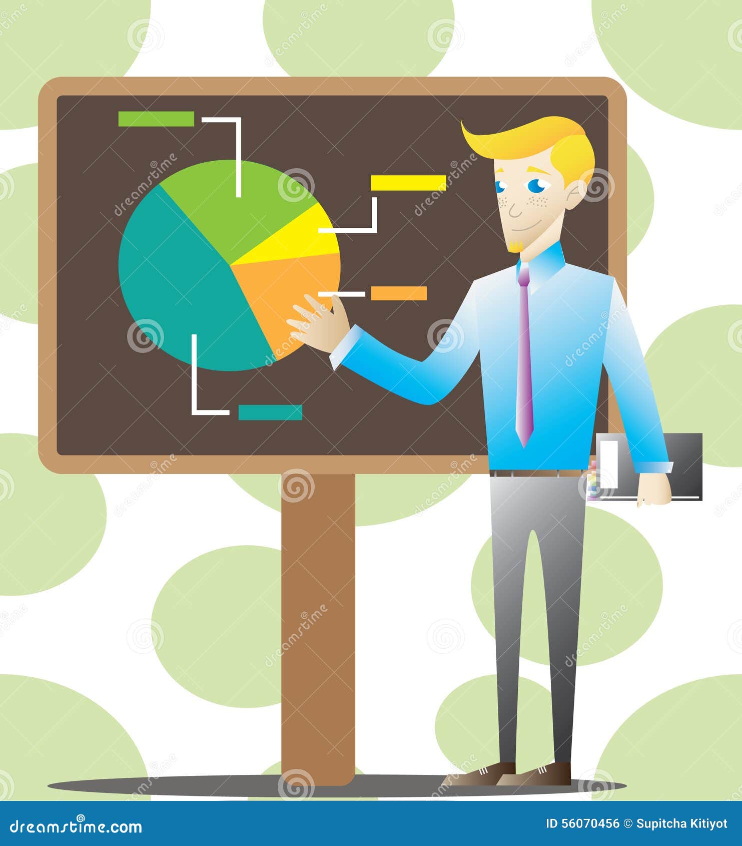 Salary man stock vector. Illustration of market, commerce - 56070456