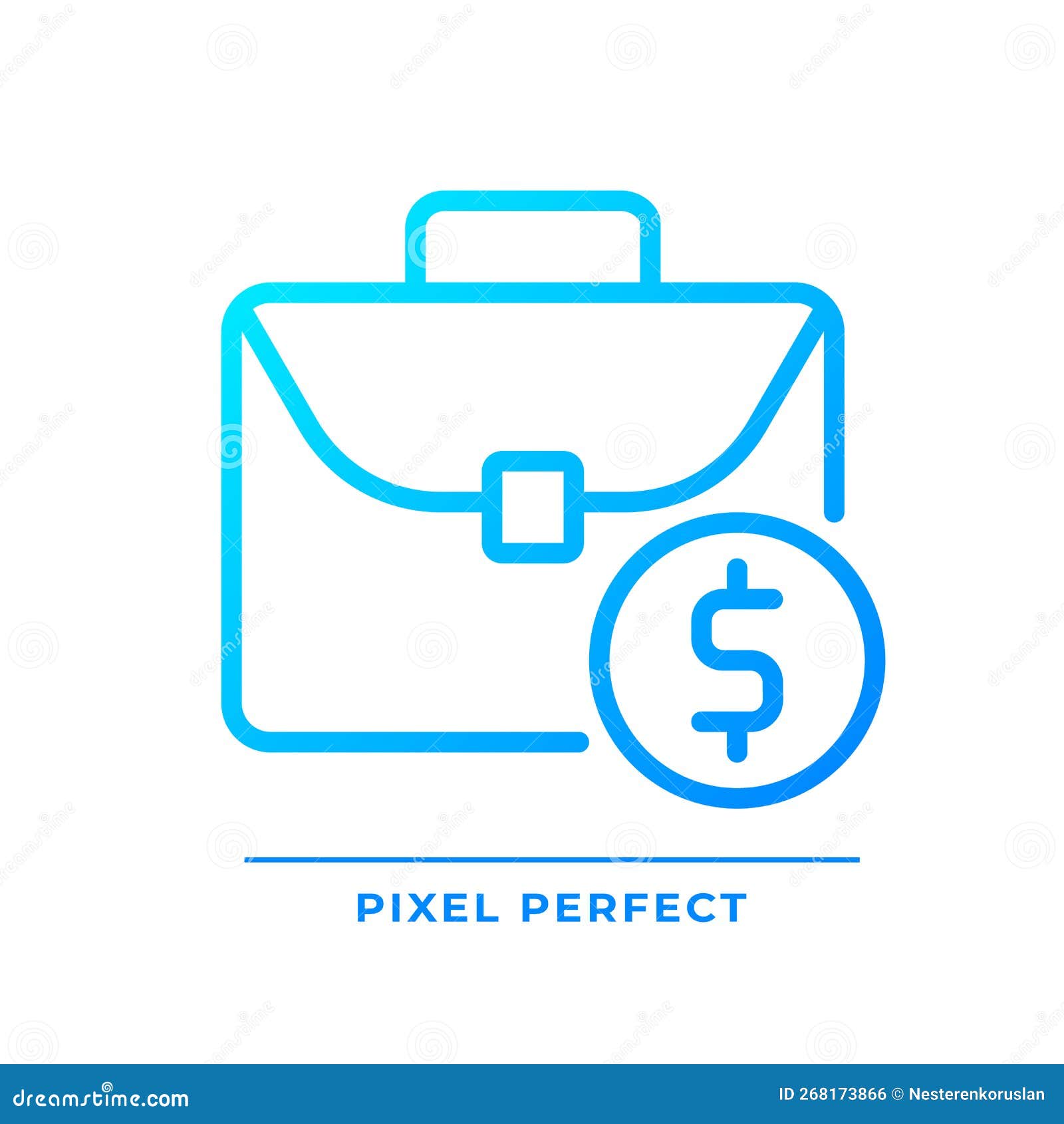 Salary Pixel Perfect Gradient Linear Vector Icon Stock Vector ...